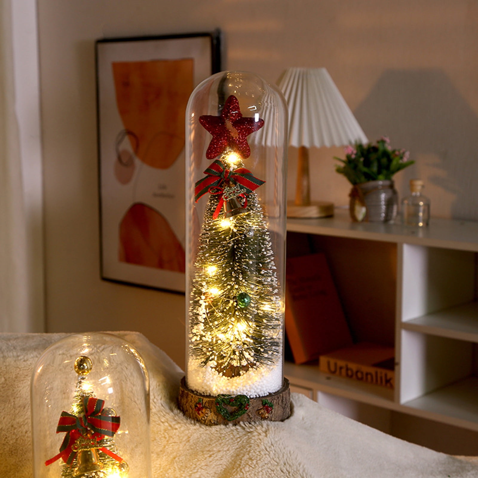Christmas Home Luminous Ornaments Christmas Tree Message In A Bottle ...
