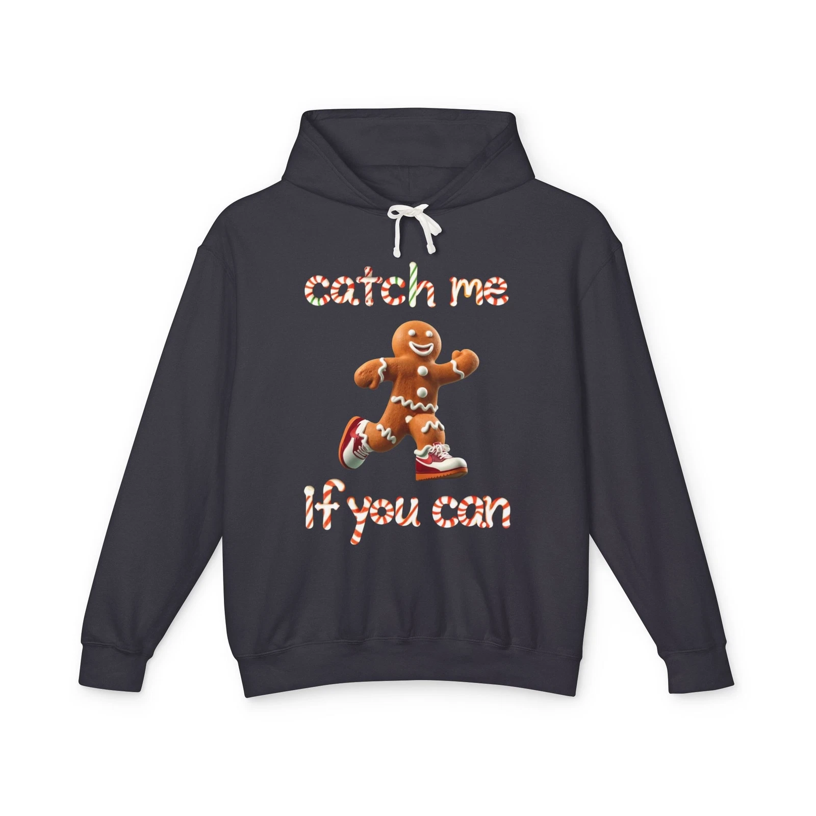 Christmas Hoodie, Gingerbread Man Hoodie, Catch Me If You Can Hoodie ...