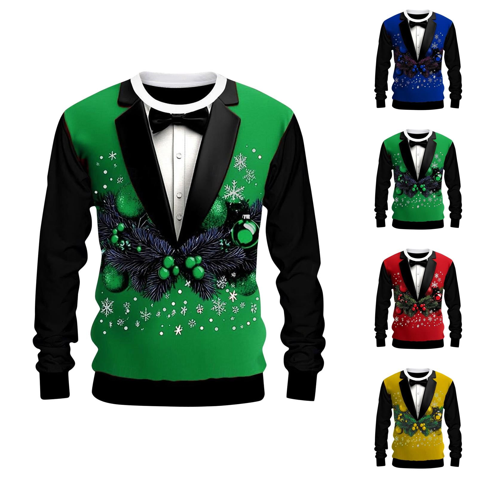 Christmas Hoodies for Men, Sweatshirts for Men, Digital Print Hoodless ...