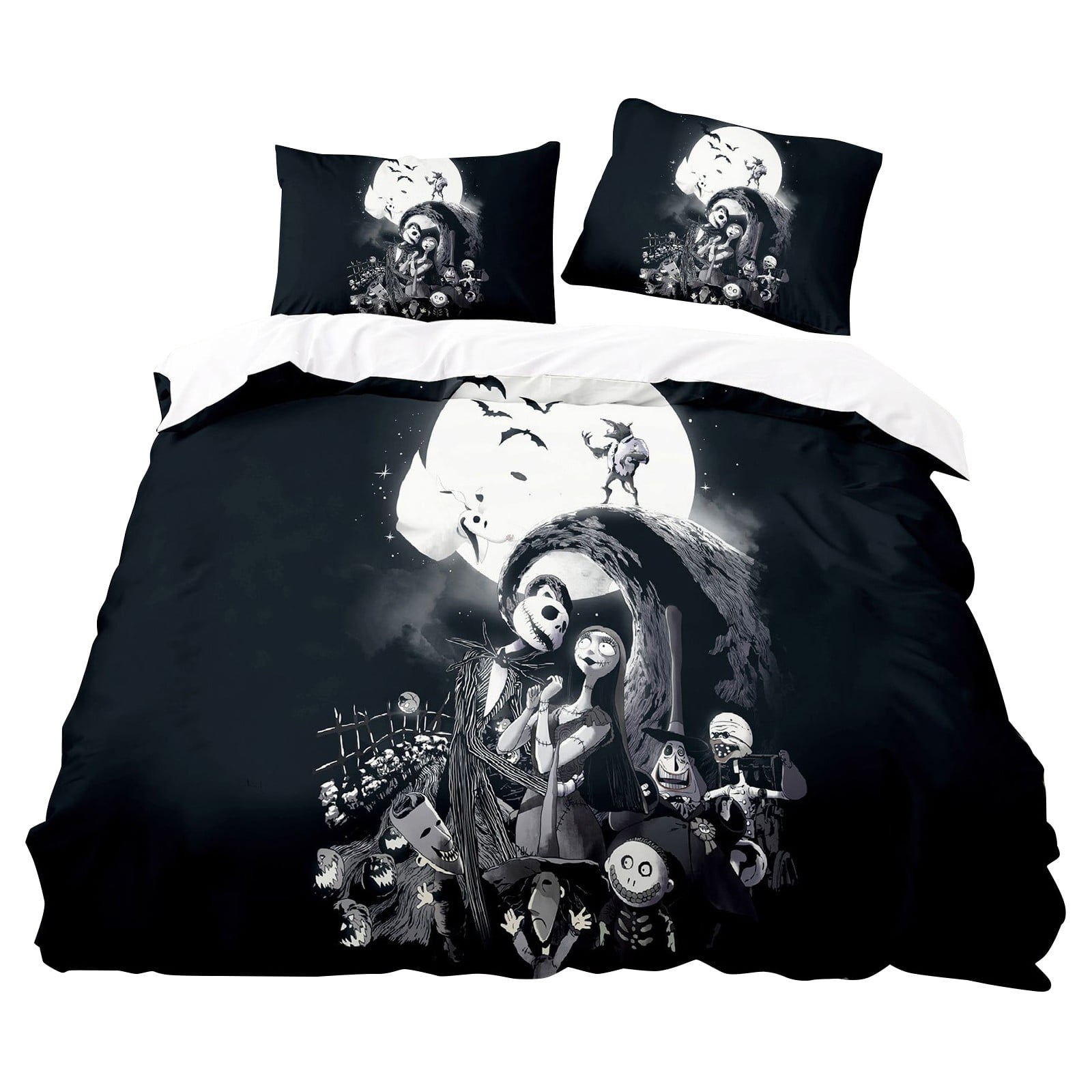 Christmas Horror Nights 3D Printed 3-Piece Bedding Set, Jack ...