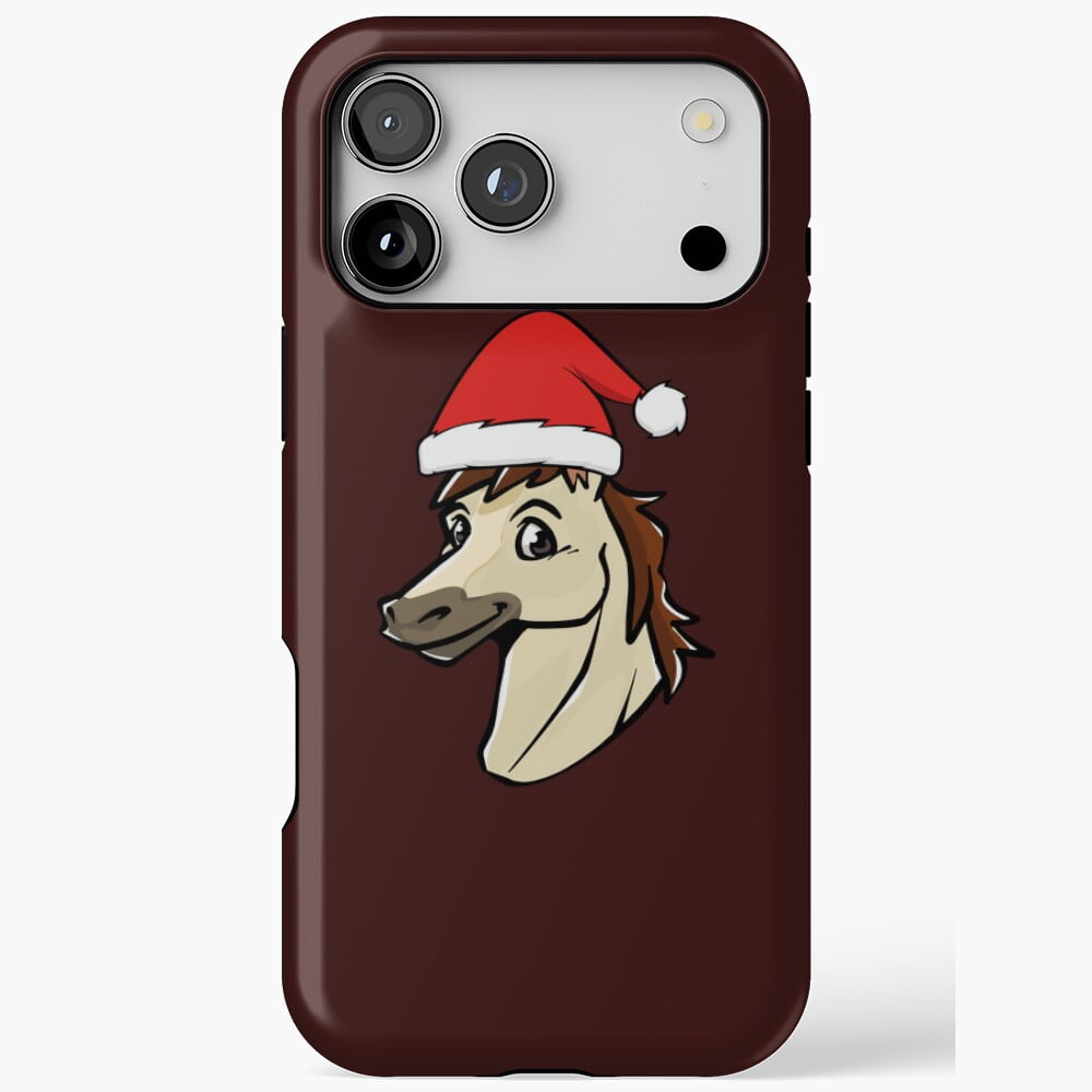 Christmas Horse Hat iPhone Case 17 to 11 Pro Max - Walmart.com