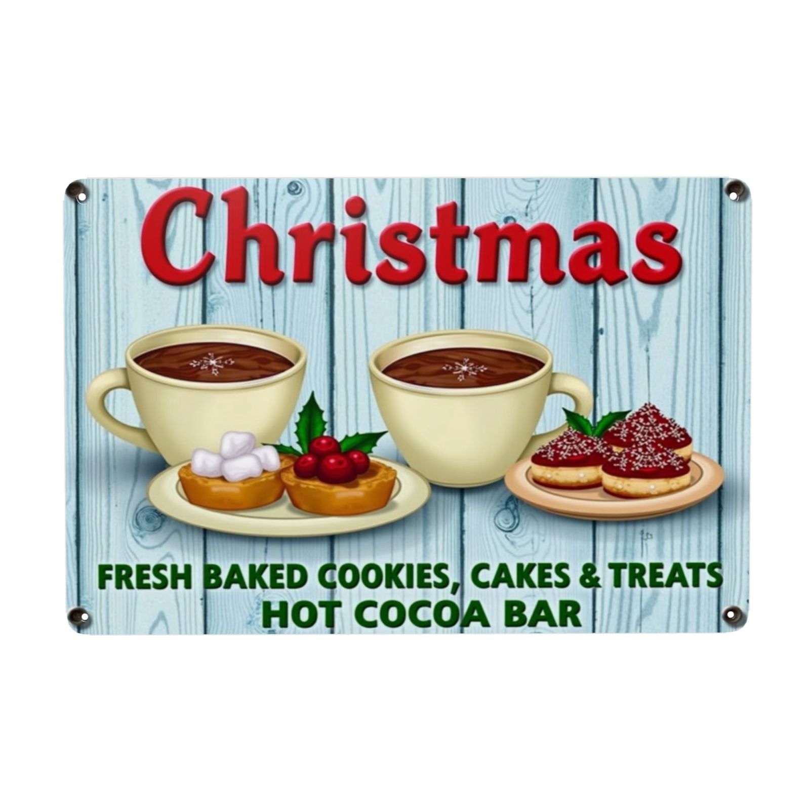 Christmas Hot Cocoa Bar Fresh Baked Cookies Cakes&Treats Painting ...