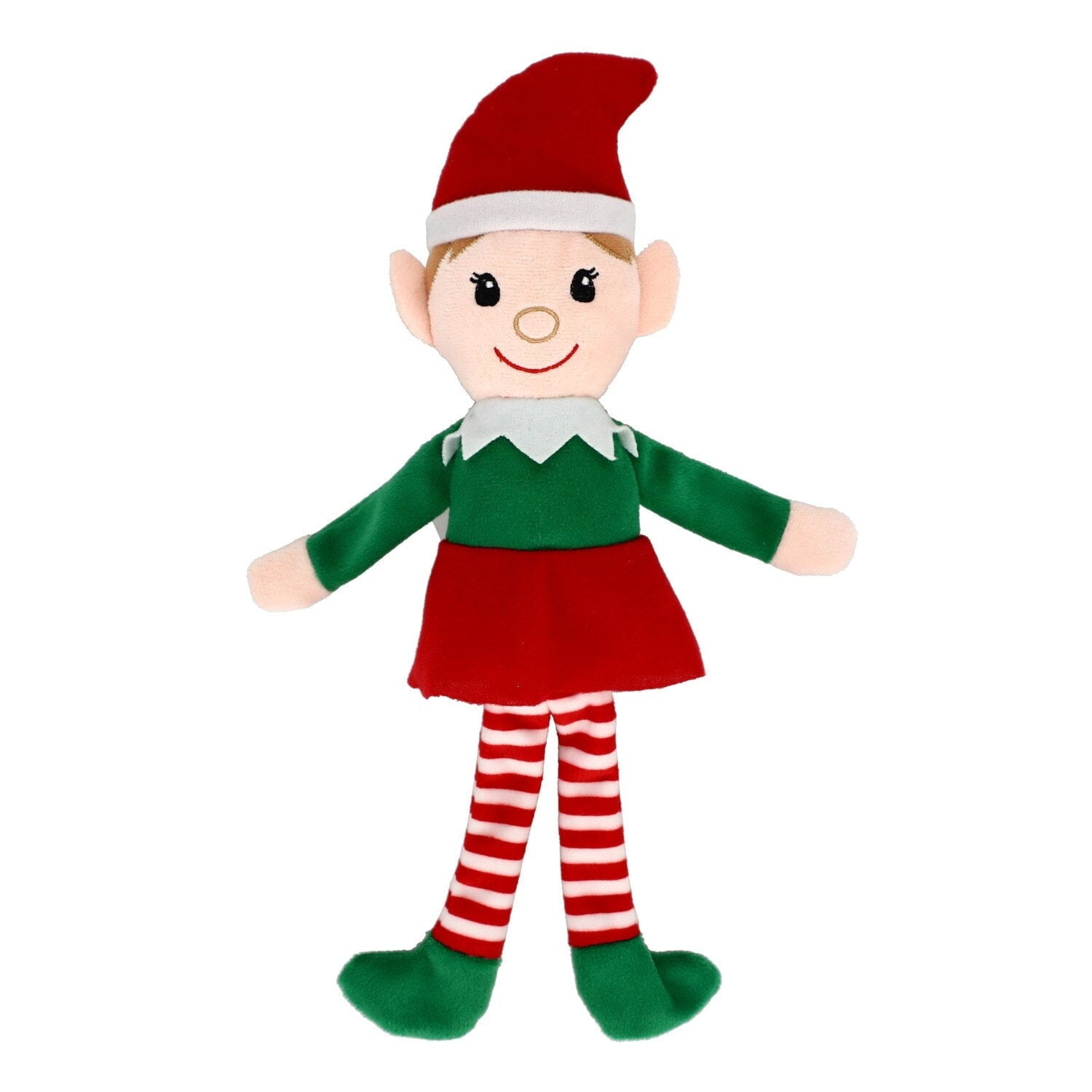 Christmas House Plush Girl Elf, White Skin Tone, 14.5x4 in - Walmart.com