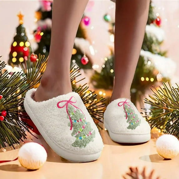 Christmas House Shoes Slippers For Men Christmas Slippers for Women and ...