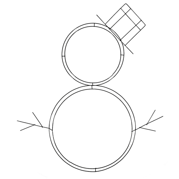 Christmas House DIY Crafting Decorations: Create Snowman Frame with ...