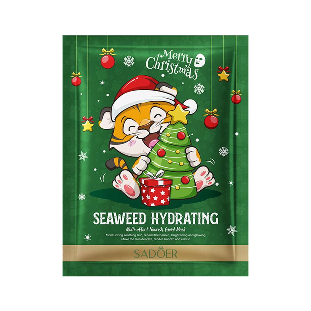 Christmas Hyaluronic Acid Whitening Emollient Hydrating Facial Mask ...
