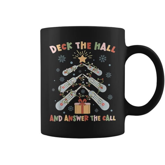 Christmas Icu Nurse Call Light Telemetry Healthcare Coffee Mugs ...