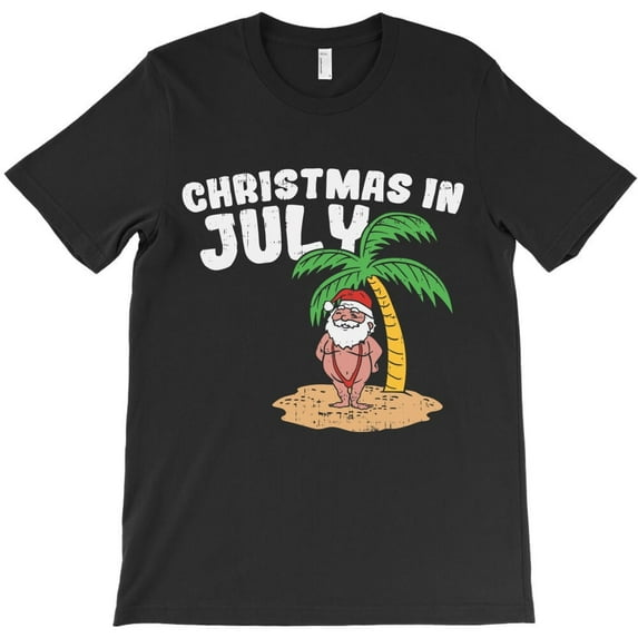 Christmas In July Funny Beach St. Nick Summer Vacation Gift Holiday ...