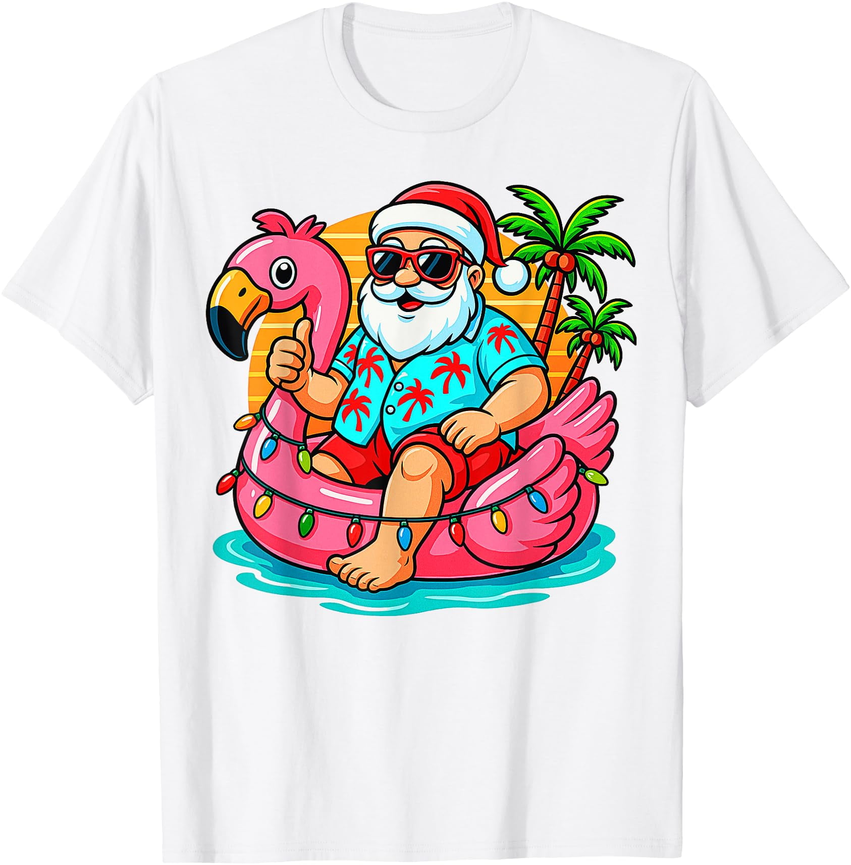 Christmas In July T-Shirt,White A09 - Walmart.com