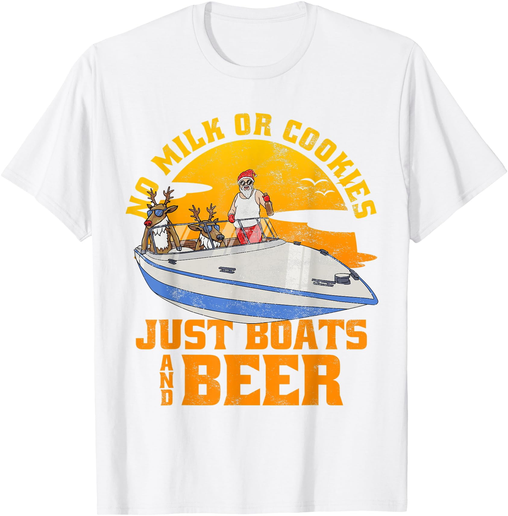 Christmas In July T-Shirt,White A144 - Walmart.com
