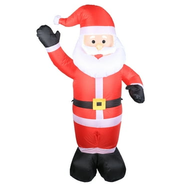 Mickey Mouse with Santa Beard Airblown Christmas Decoration - Walmart.com