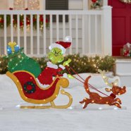 Airblown Outdoor Yard Christmas Hanging Grinch Inflatable - Walmart.com