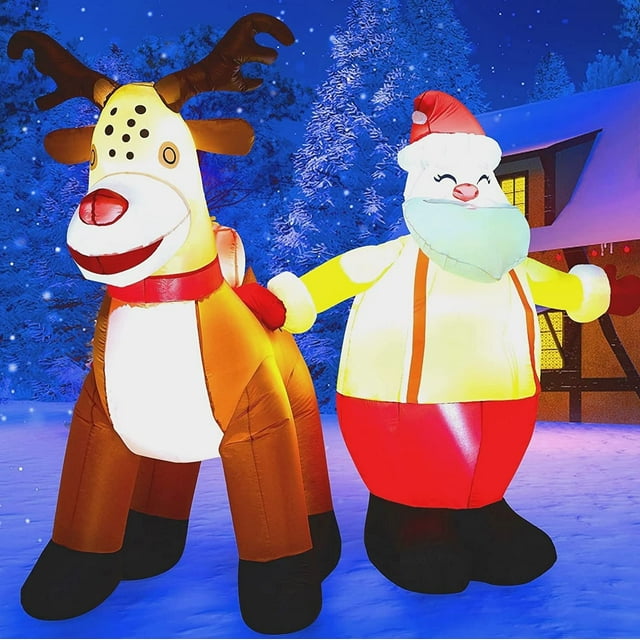 Christmas Inflatables 7ft Christmas Decorations Outdoor Inflatable