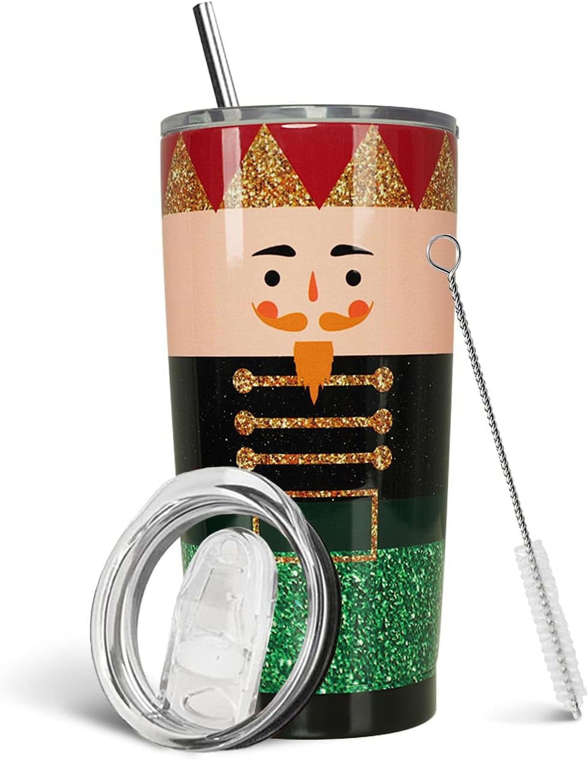 Christmas Insulated Tumbler with Lids and Straws Merry Christmas ...