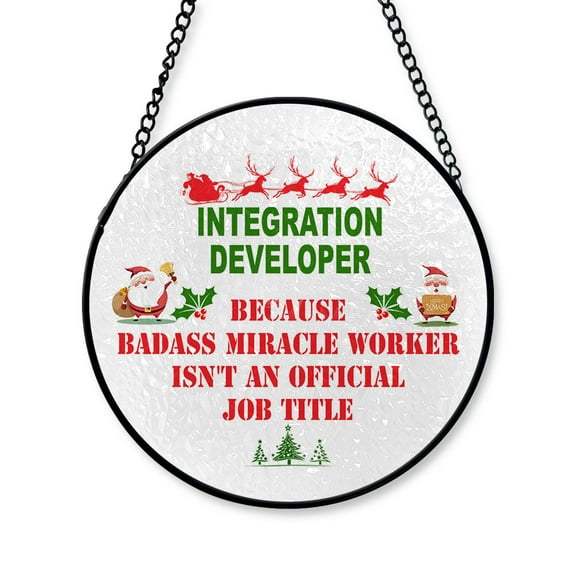 Christmas Integration Developer Stained Glass Window Hanging 2025 ...