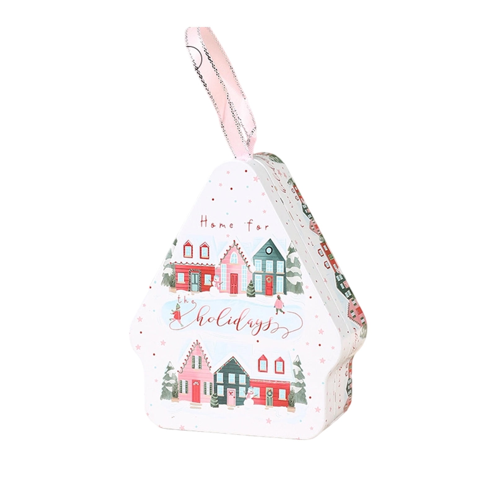 Christmas Iron Gift Box – Santa Claus Candy Storage Tin, Reusable Small ...