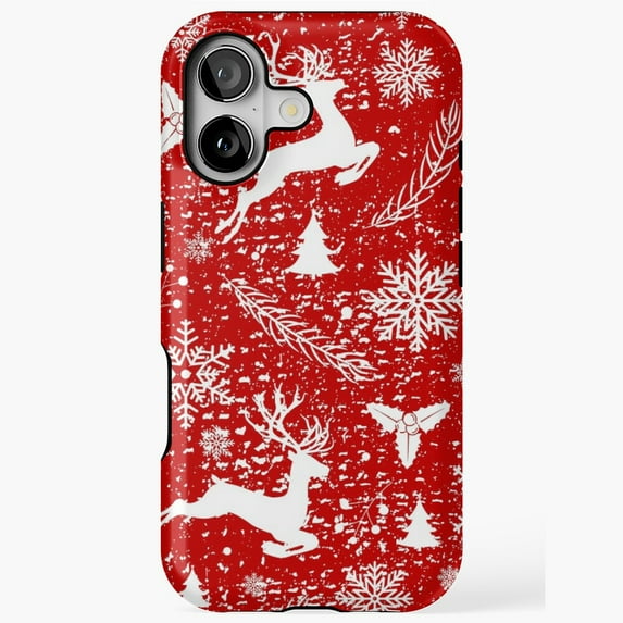 Christmas Is Here Art Protective Case for iPhone 11 12 13 14 15 16 17 ...
