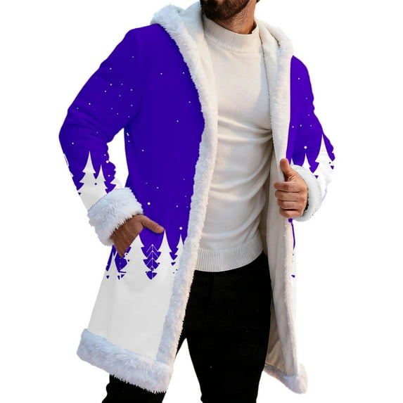 Christmas Jacket for Men Christmas Cardigan Santa Jacket Coat for Men ...