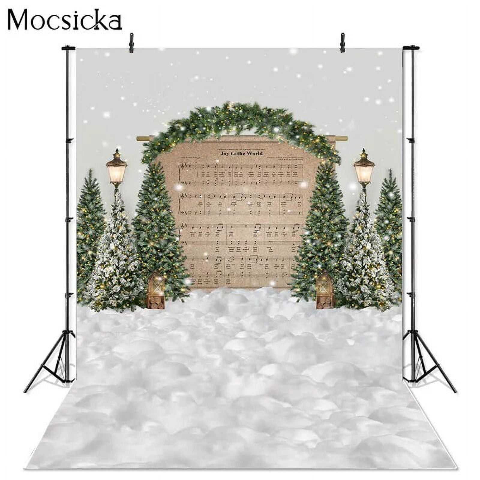 Christmas Joy To The World Sheet music Photography Background Winter ...