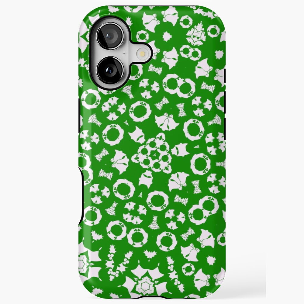 Christmas Kaleidoscope Festive Pattern Design Art iPhone Case for ...