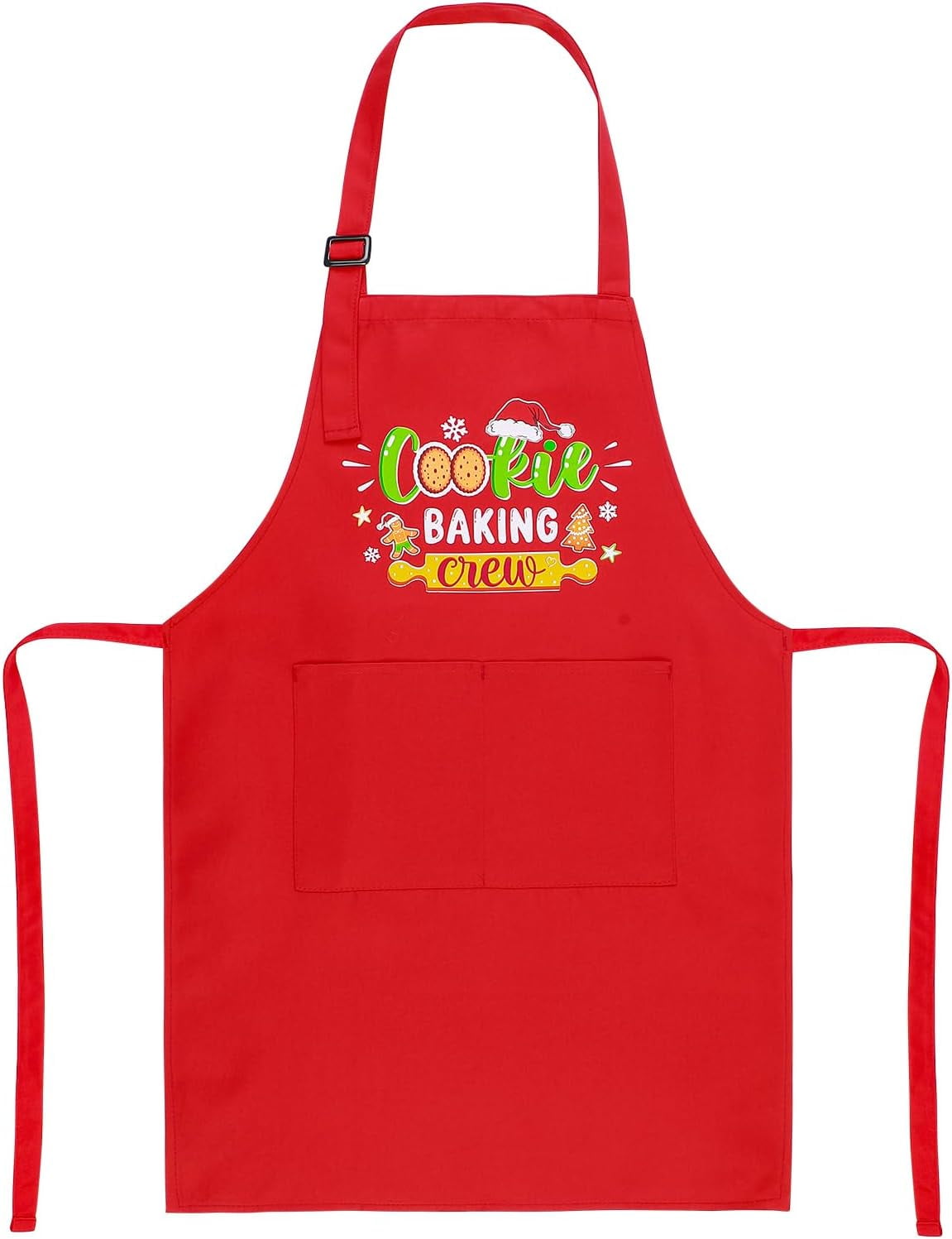 Christmas Kids Apron, Funny Apron Cookie Baking Crew, Adjustable ...