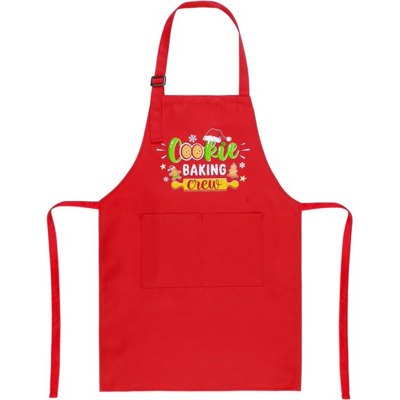 Christmas Kids Apron, Funny Apron Cookie Baking Crew, Adjustable ...