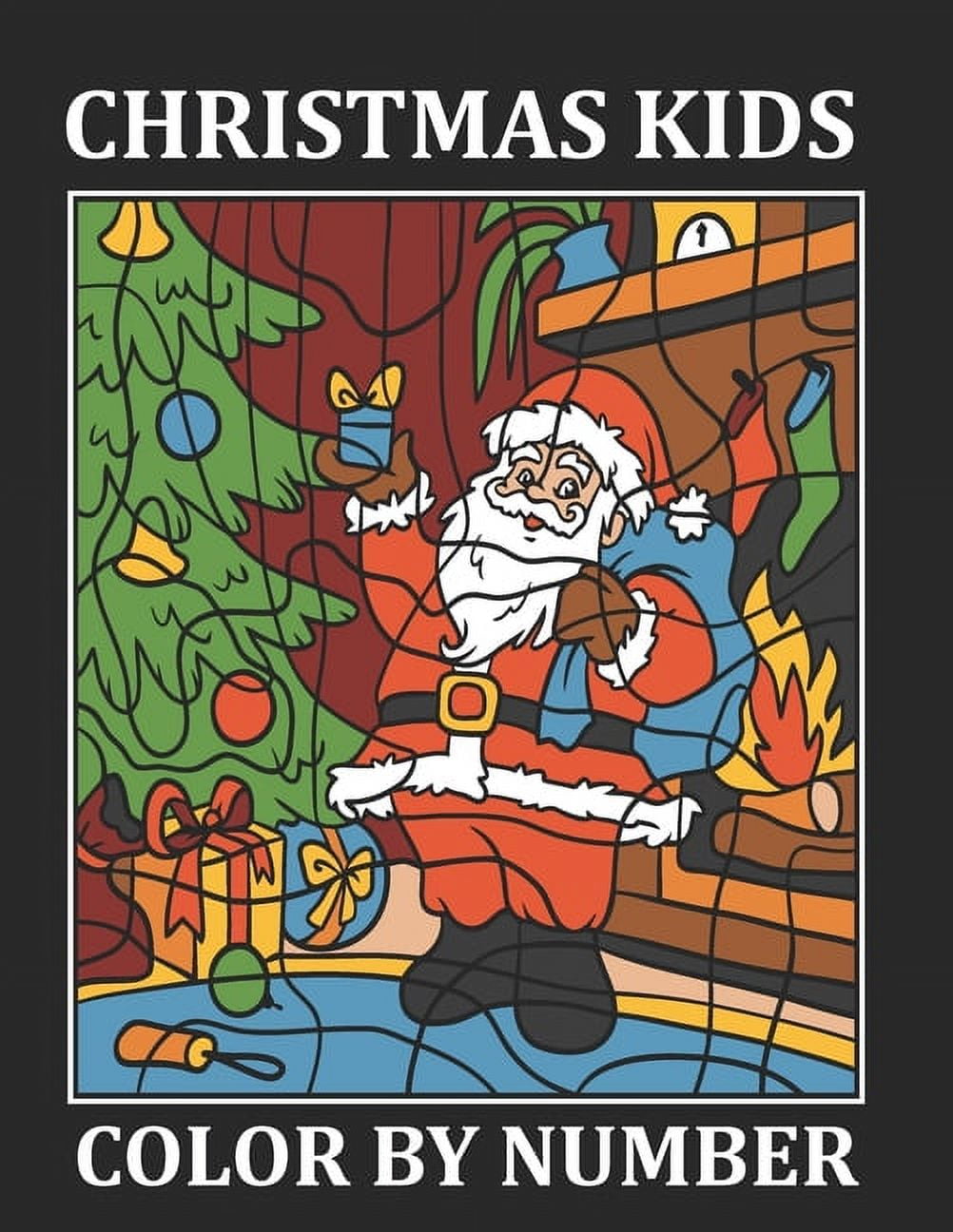 Christmas Kids Color By Number : Merry Christmas Color By Number ...
