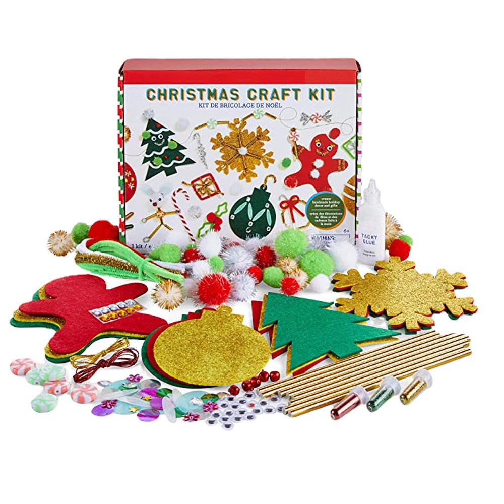 Christmas Kids DIY Craft Kit - Creative Handmade Toys Set for Children ...
