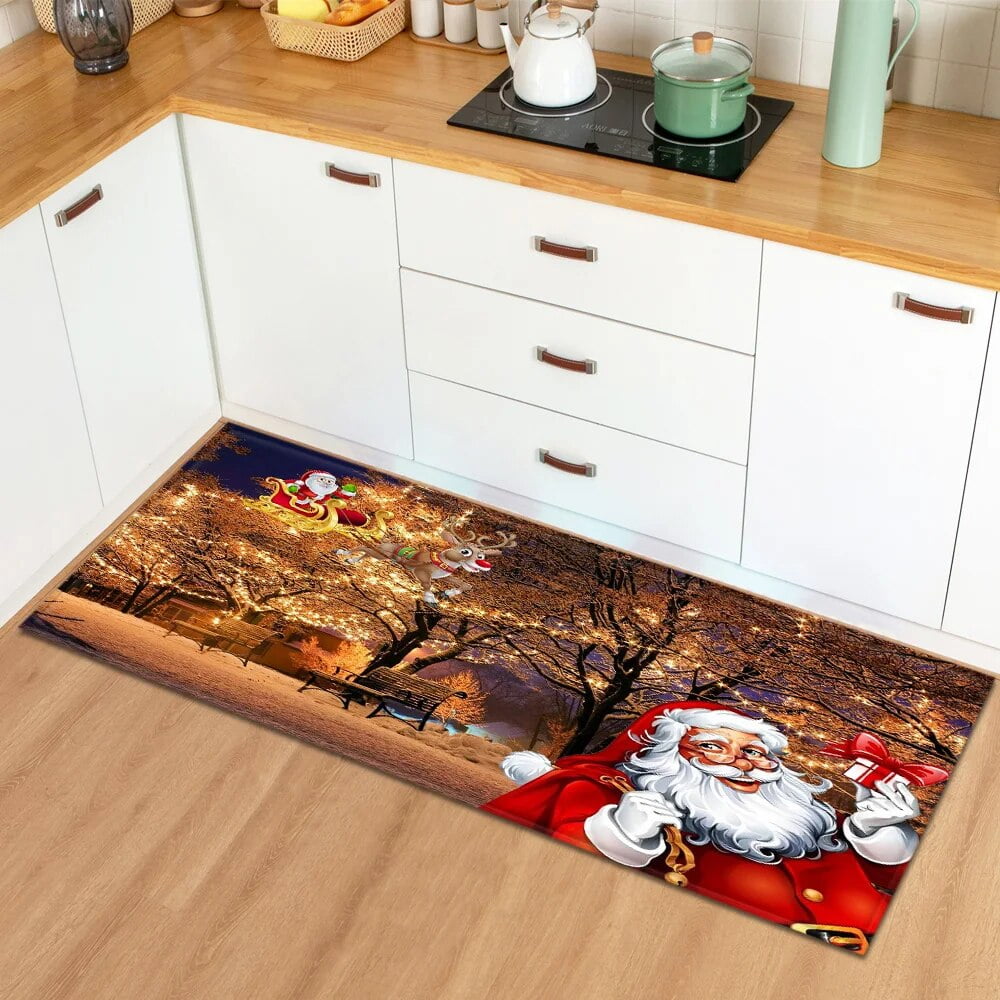 Christmas Kitch Floor Mat Home House Hallway Entrance Doormat Living ...