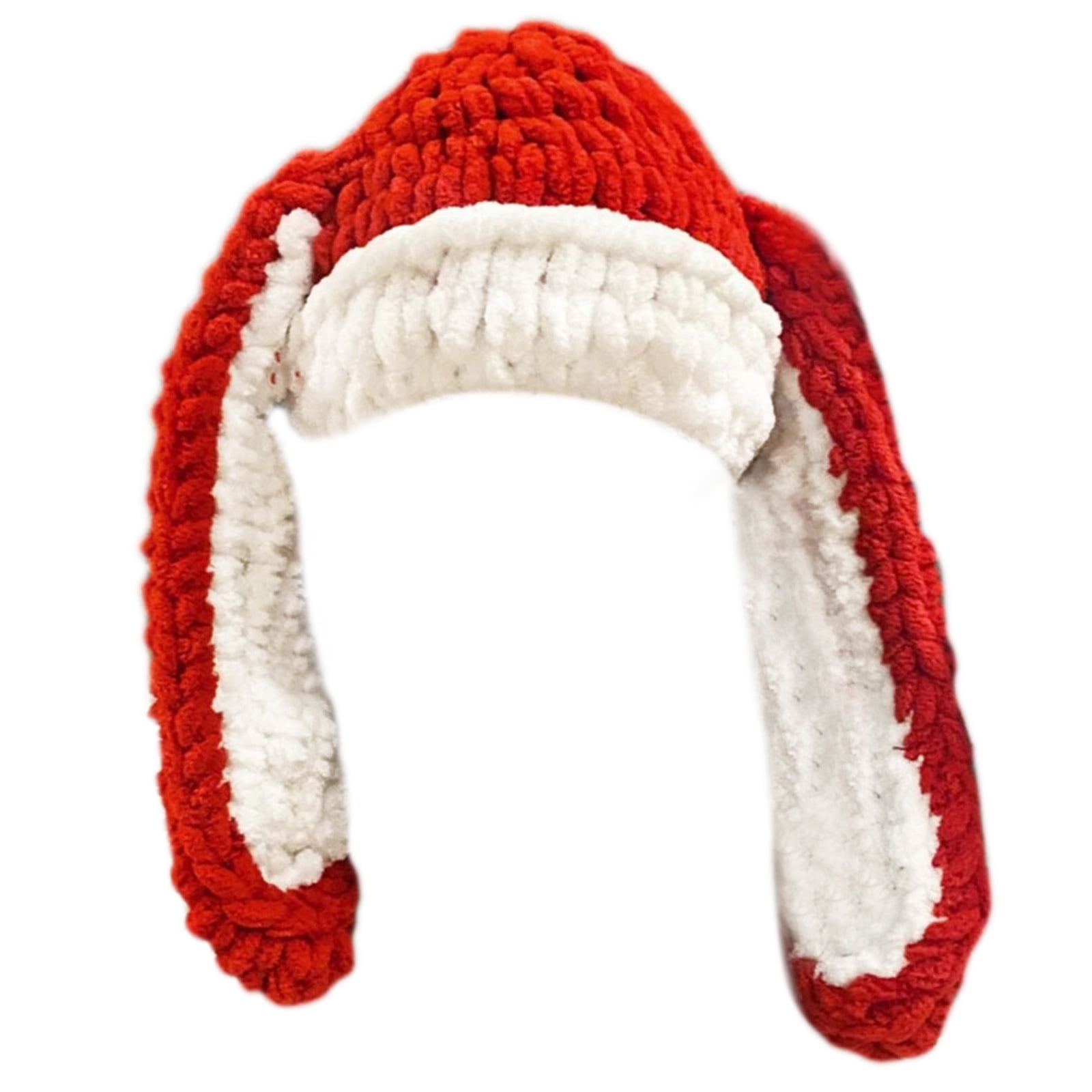 Christmas Knitted Wrinkled Hat Santa Claus Warm Winter Gifts Increase ...