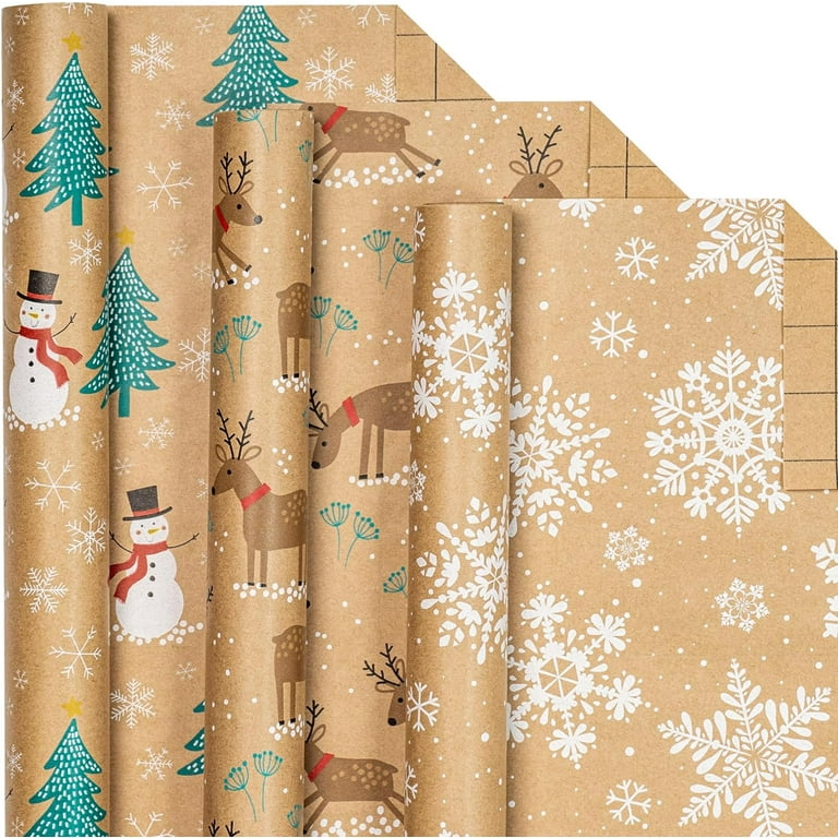 Snowflake Wrapping Paper Printable