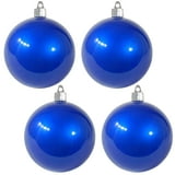 Christmas By Krebs 4" (100mm) Candy Blue [4 Pieces] Solid Commercial ...