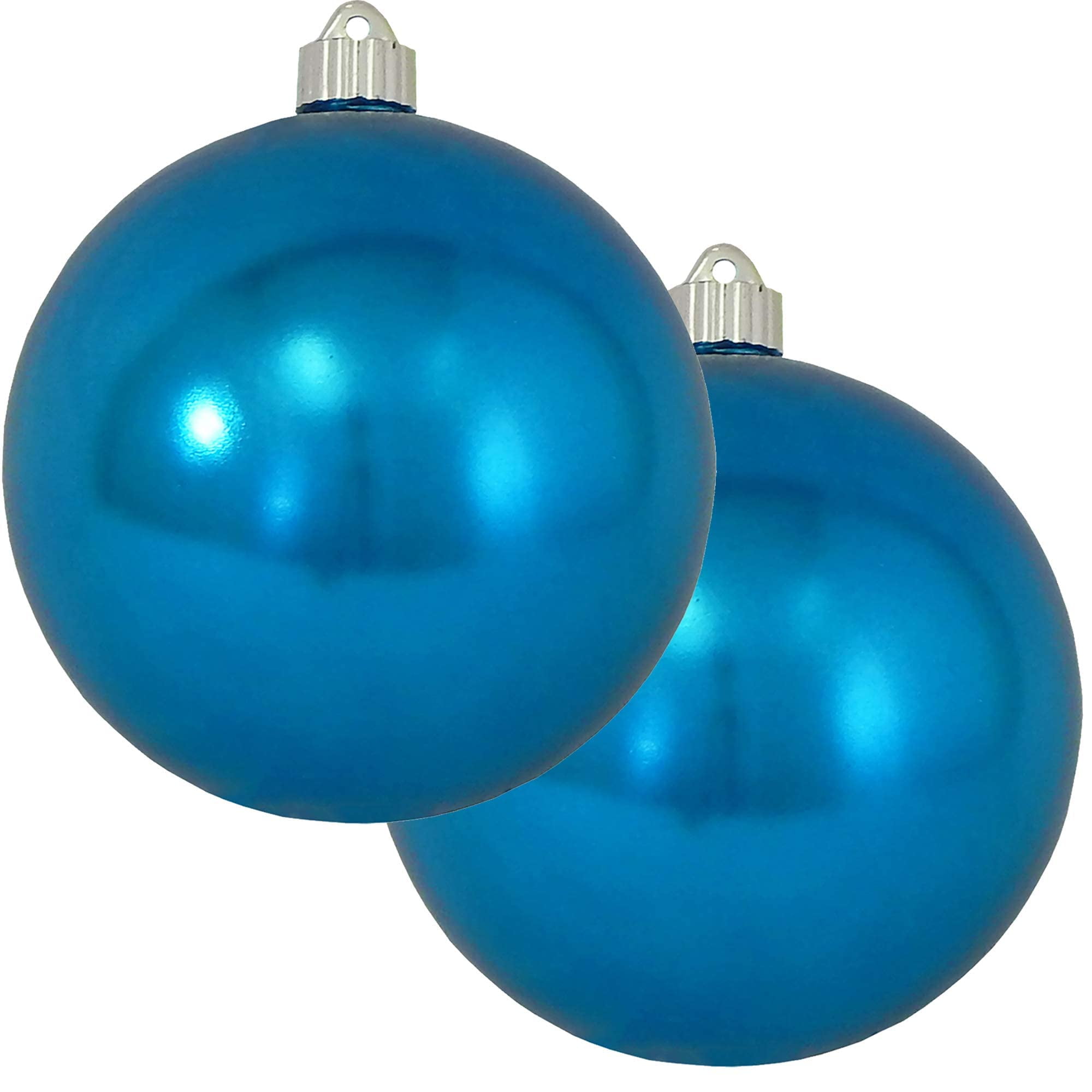 Christmas By Krebs 6" (150mm) Shiny Balmy Seas Blue [2 Pieces] Extra ...