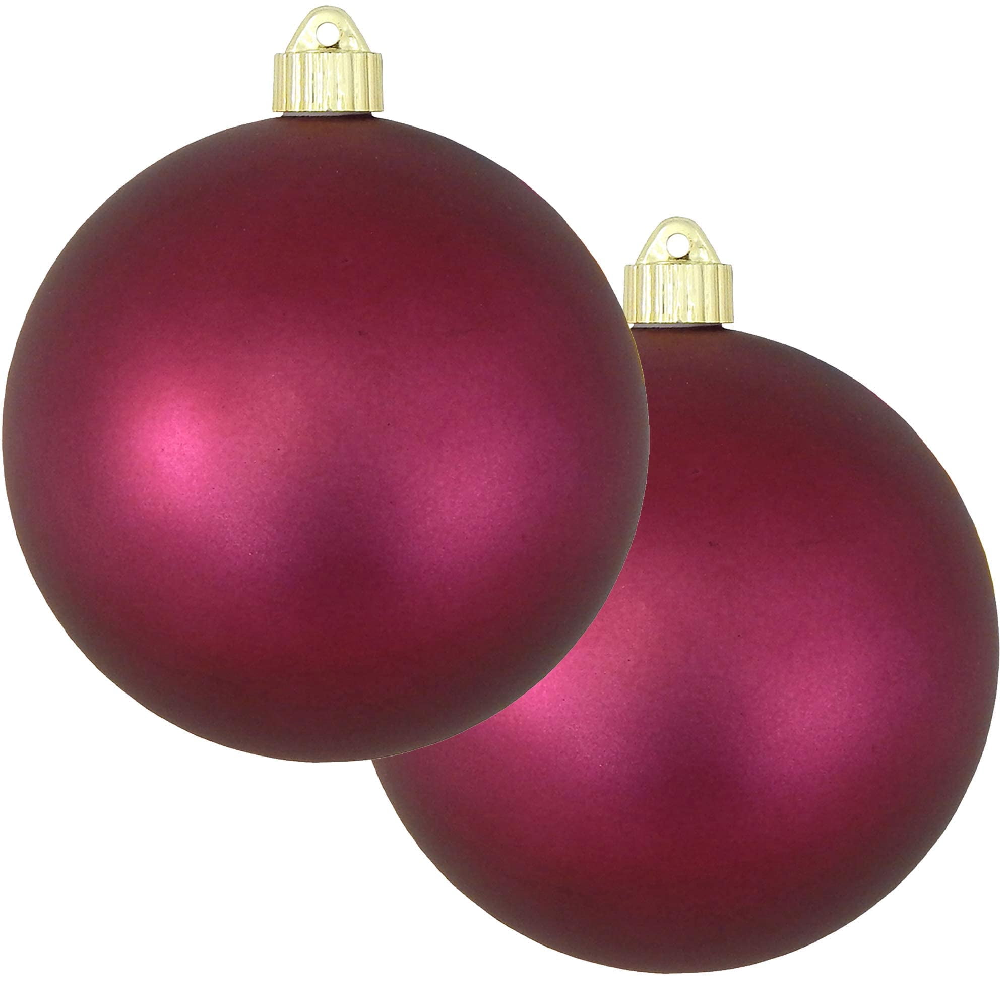 Christmas By Krebs 6" (150mm) Velvet Bayberry Red [2 Pieces] Extra ...