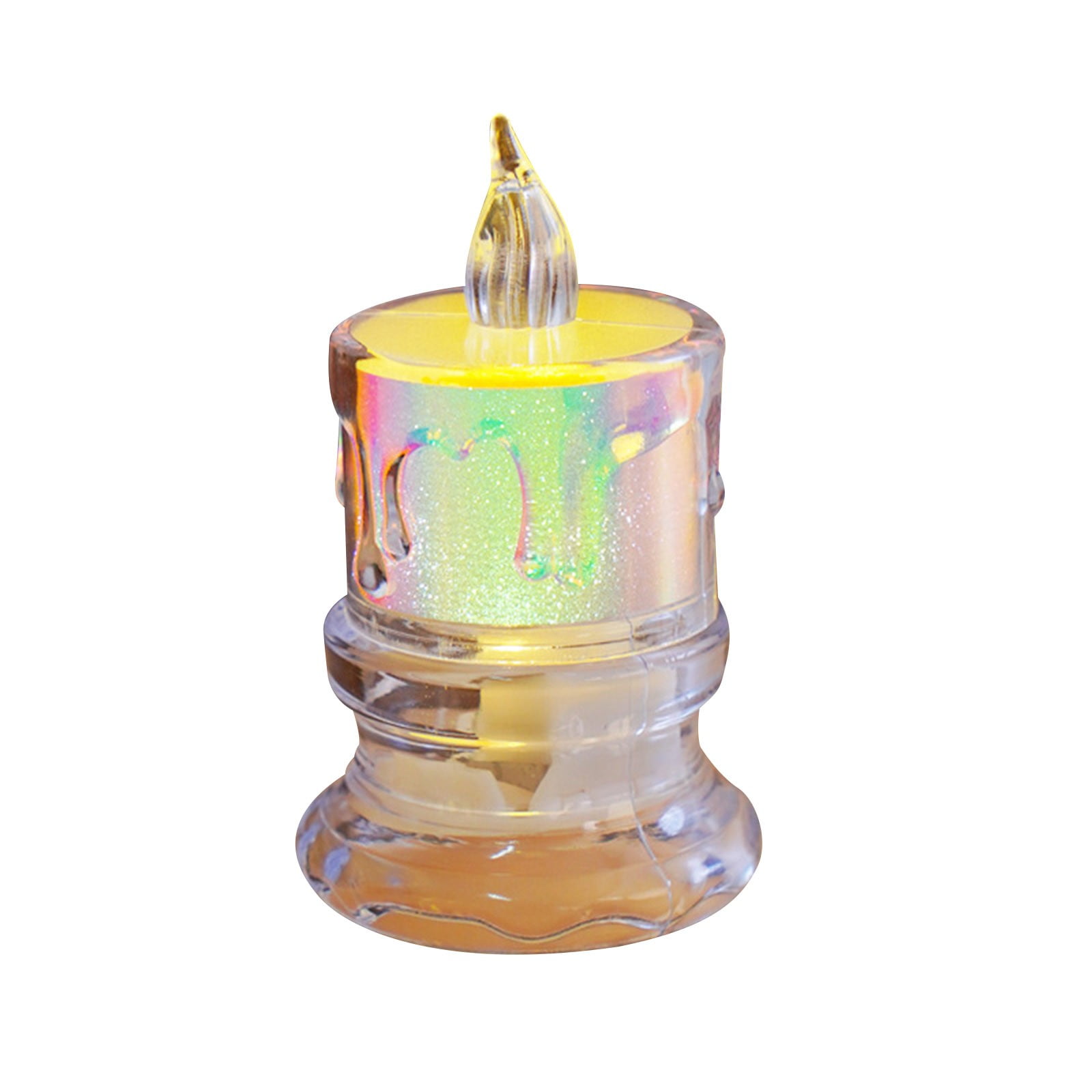 Christmas LED Candle Lights - Realistic Wax-Look Flickering Candles ...