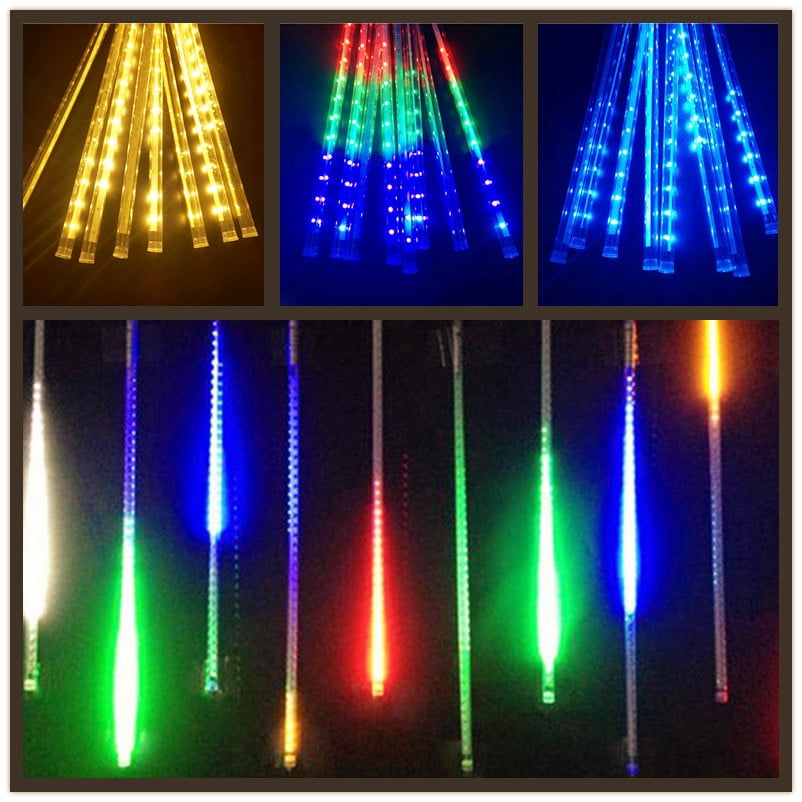 Christmas LED Meteor Shower Garland Festoon Holiday Strip Light Outdoor Fairy String Lights for ...