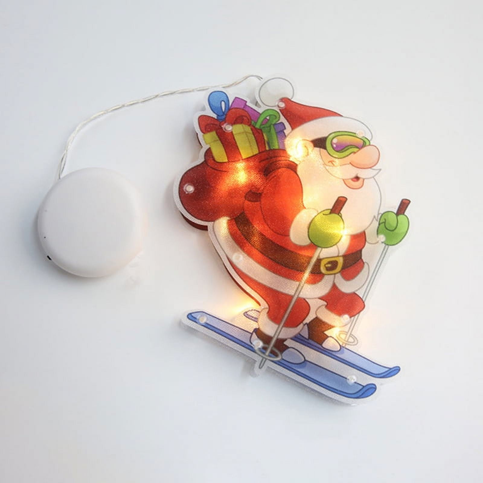 Christmas LED String Light Festival Decoration Skating Santa Claus ...