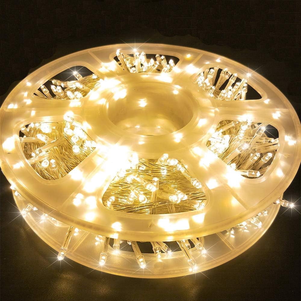 Quntis Christmas LED String Lights, 164FT 500 LEDs, 8 Modes, Waterproof ...