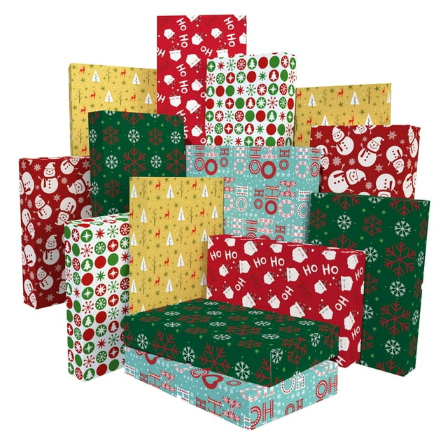 Christmas Large Gift Boxes DHF10 with Lids for Presents- Premium Deep T ...