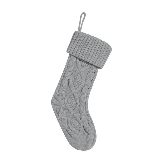 Christmas Large Knitted Stocking Decoration | Tree Ornament Sock Candy ...