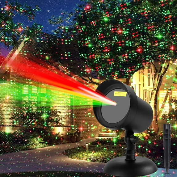 Christmas Laser Outdoor, Christmas Projector Light Outdoor Waterproof ...