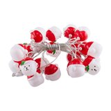 Christmas Led String Lights With Teddy Bear Shape, 10 Bulbs 1.5 Meters ...