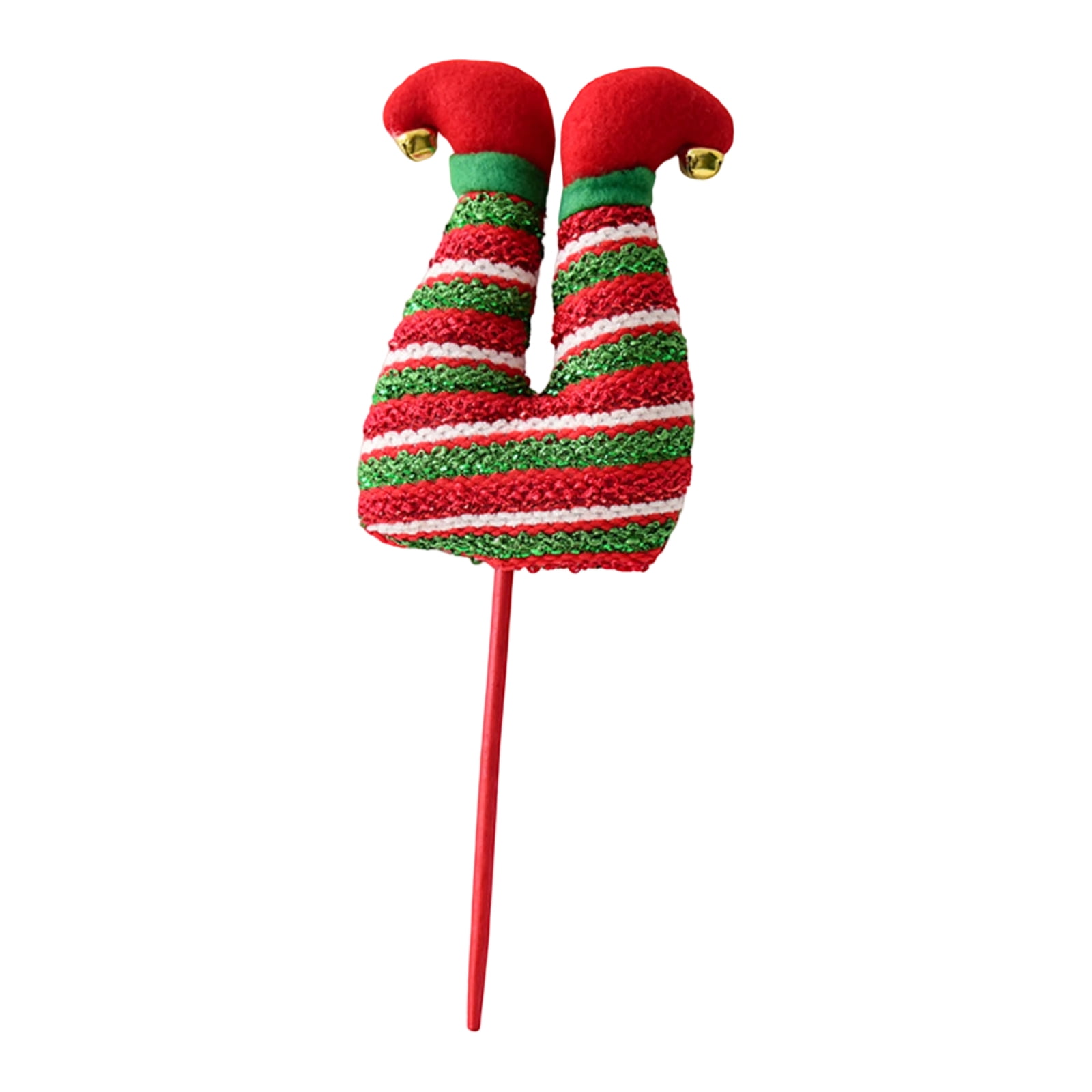 Christmas Leg Picks Glitter Stuffed Feet Inverted Santa Leg Hip ...
