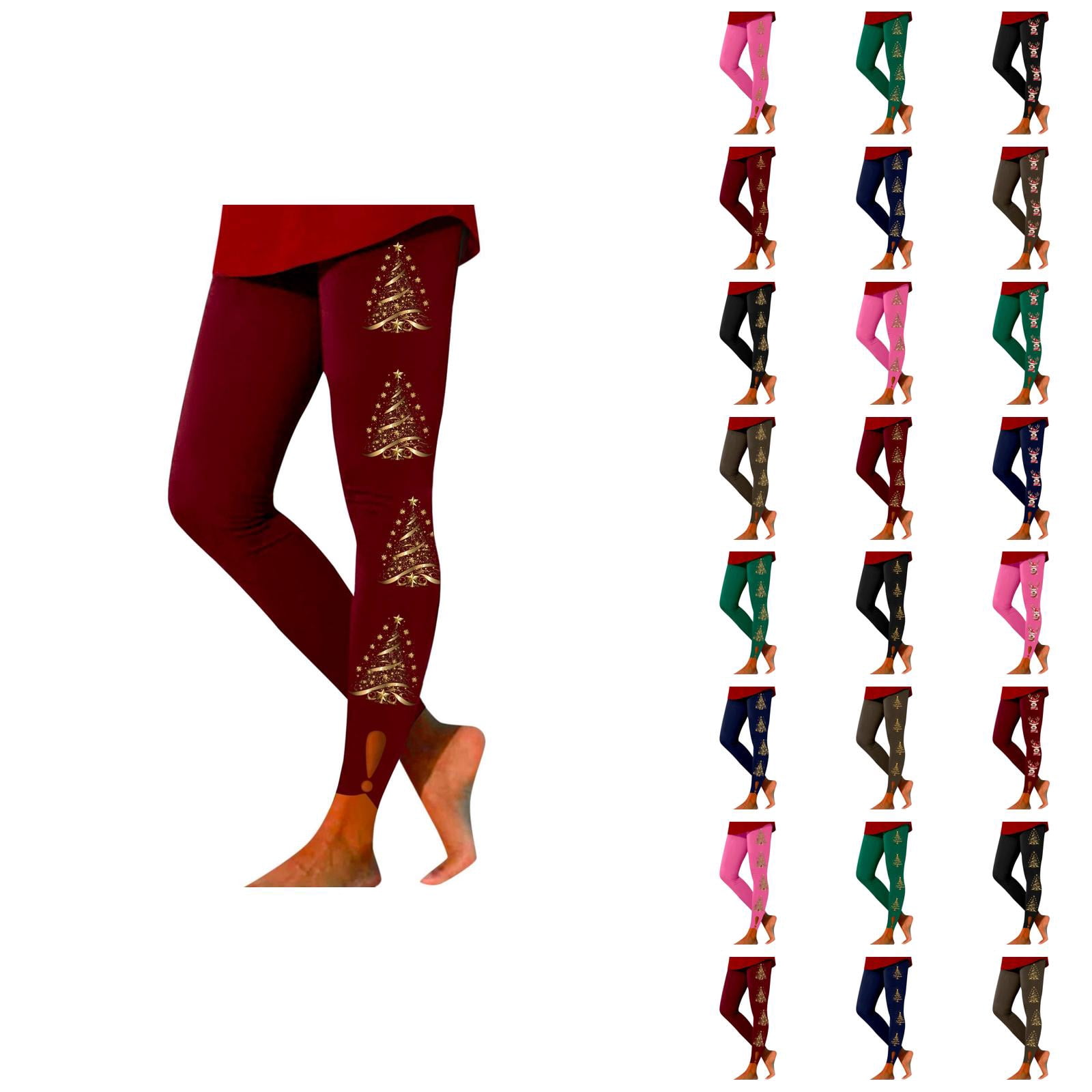 Christmas Leggings for Women 2025 Casual High Waisted Workout Yoga ...