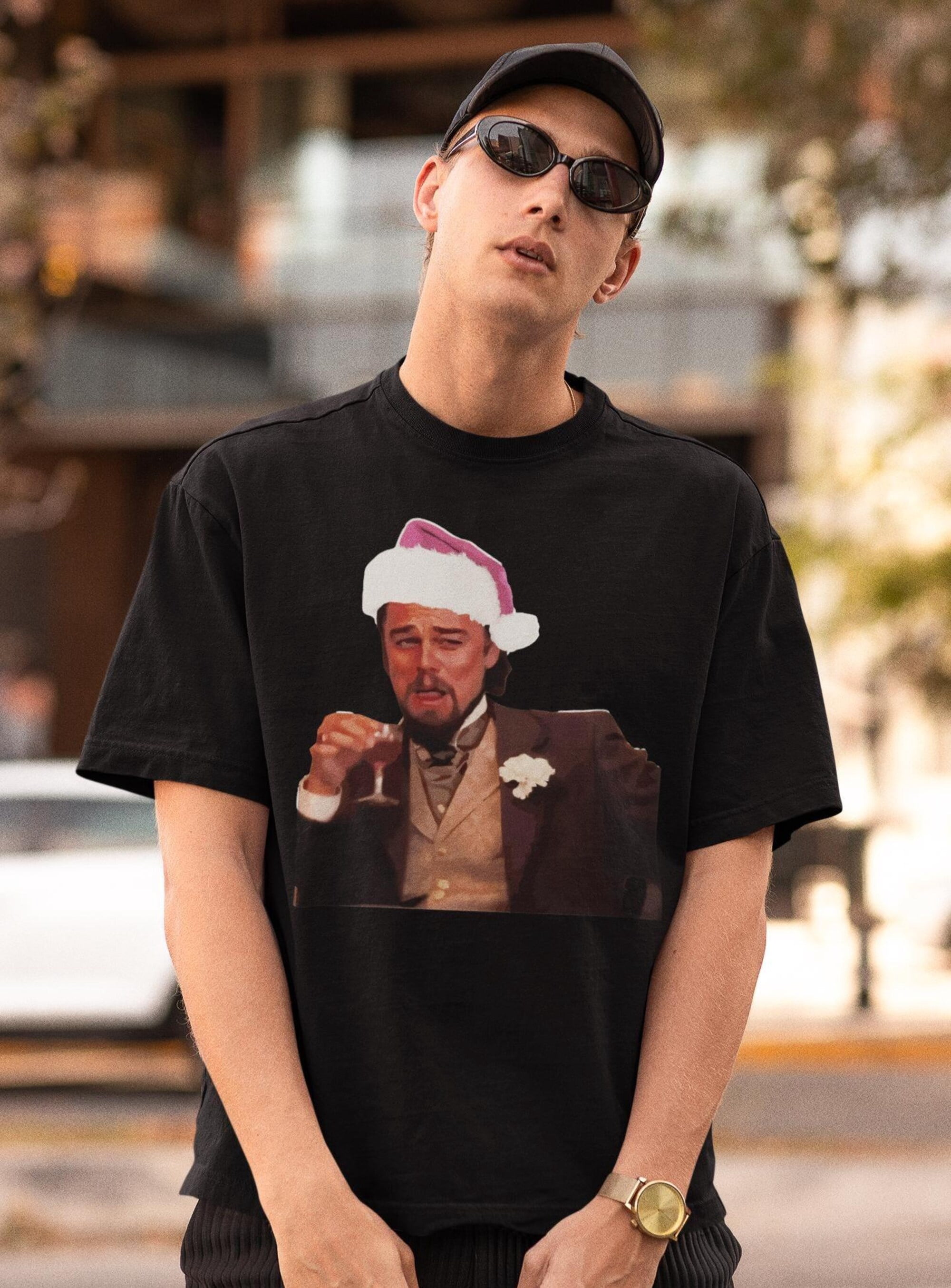 Christmas Leonardo DiCaprio Shirt - Leonardo DiCaprio T-shirtLeonardo ...