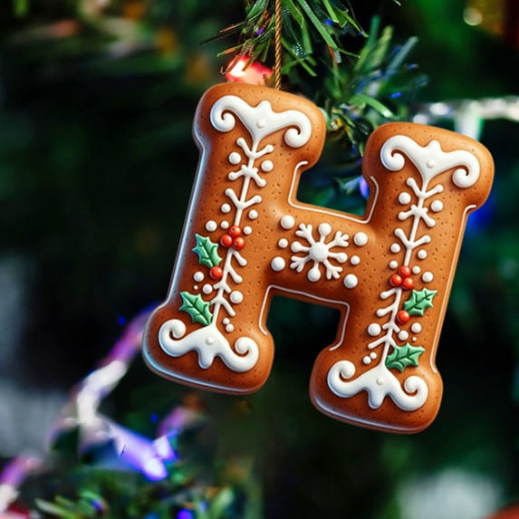 Christmas Letter Ornaments under $5! Bzdzmqm 26 Letters Christmas Decor ...