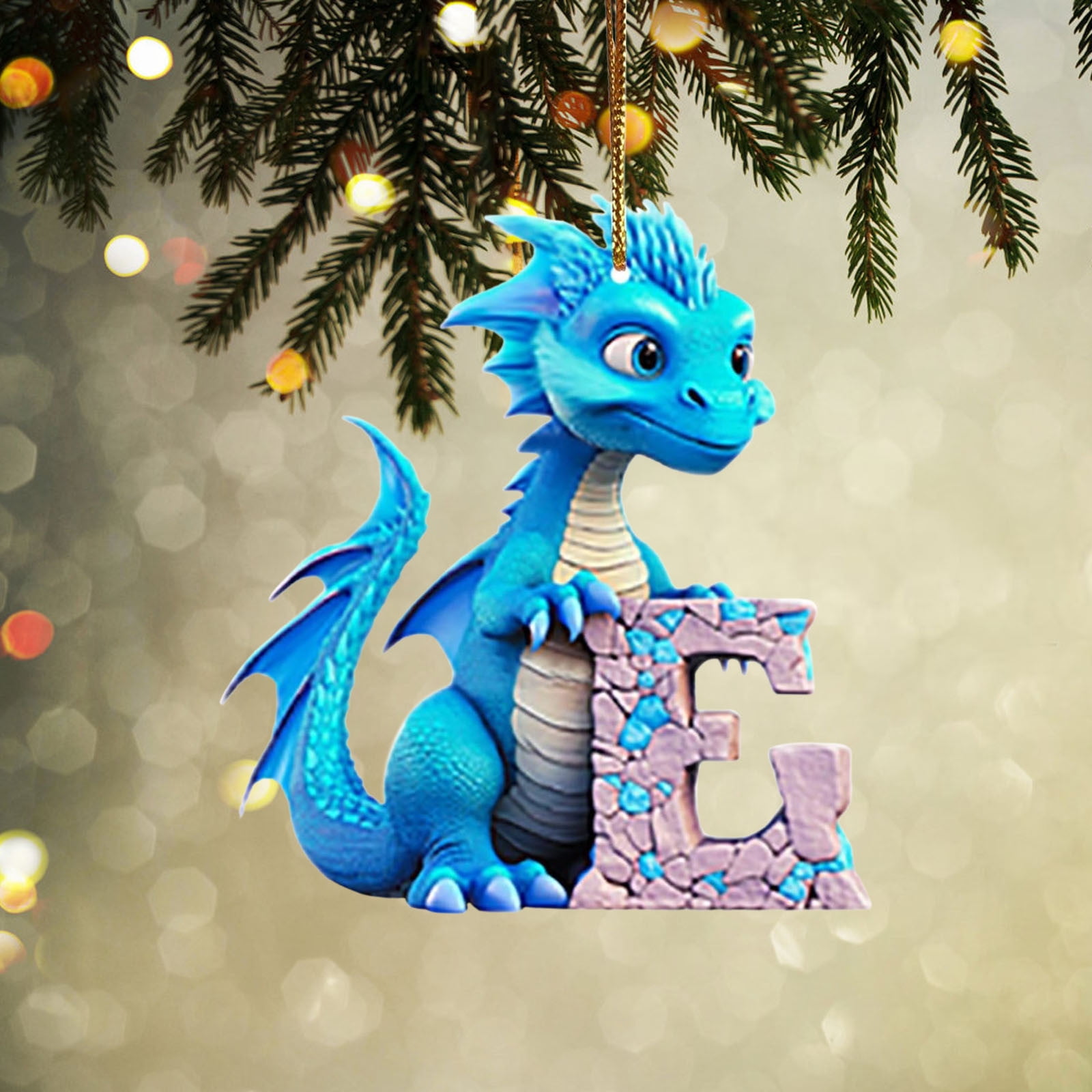 Christmas Letter Ornaments under $5! CQCYD Personalized Christmas Tree ...