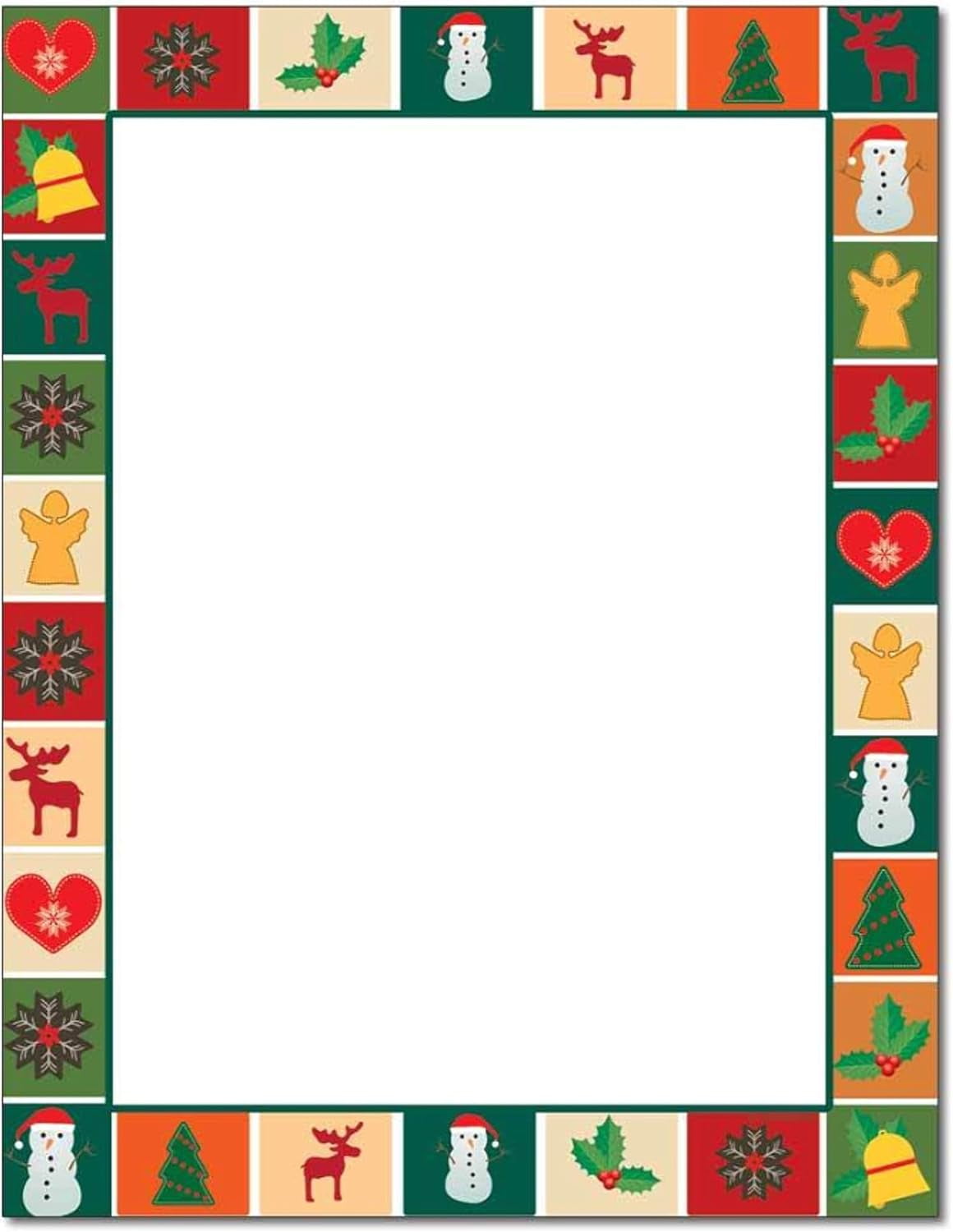 Christmas Letterhead Laser & Inkjet Printer Paper (25 Sheets) - Walmart.com