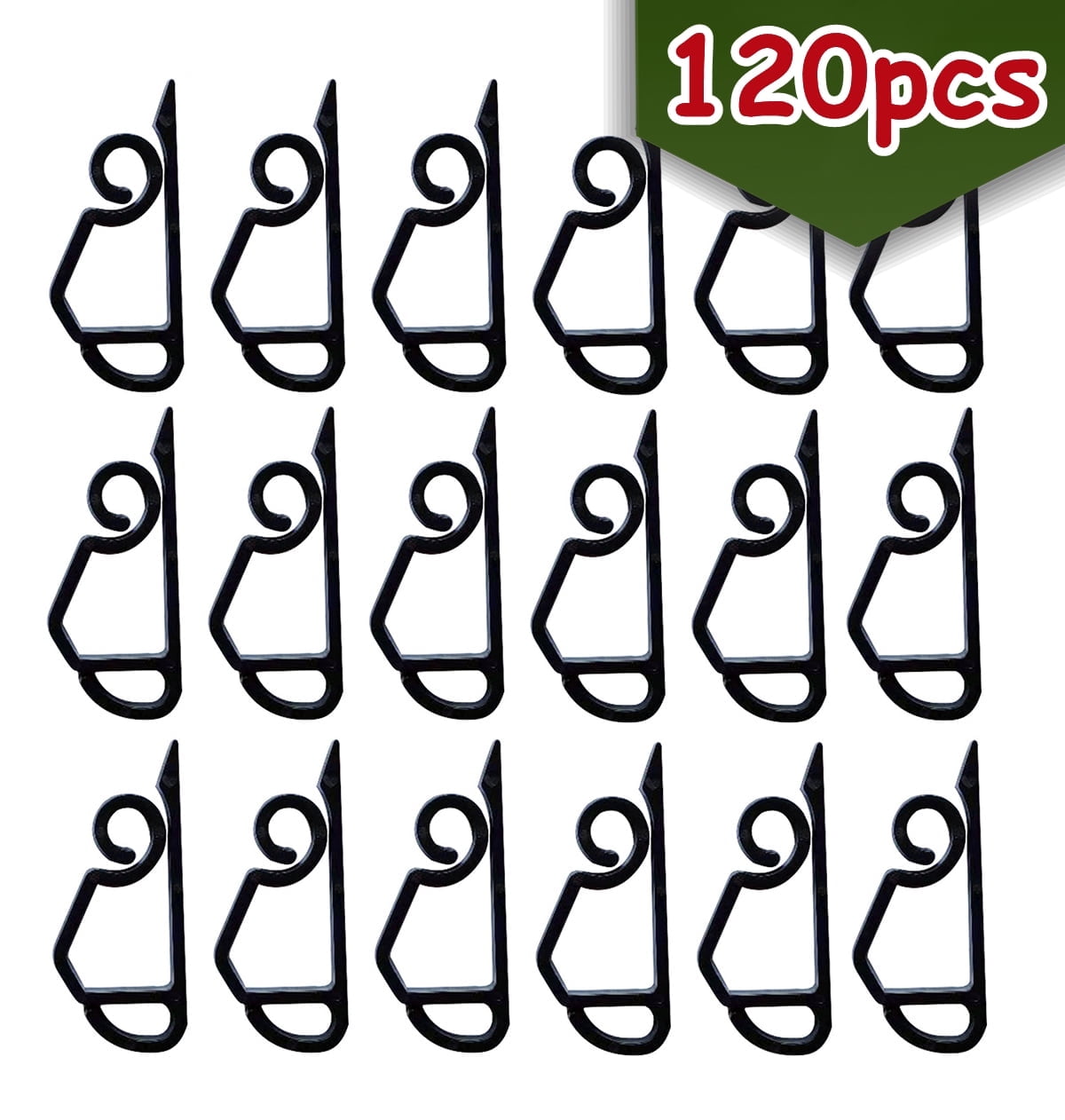 Christmas Light Clip Hooks String Light Hooks Gutter Hooks for Outdoor ...