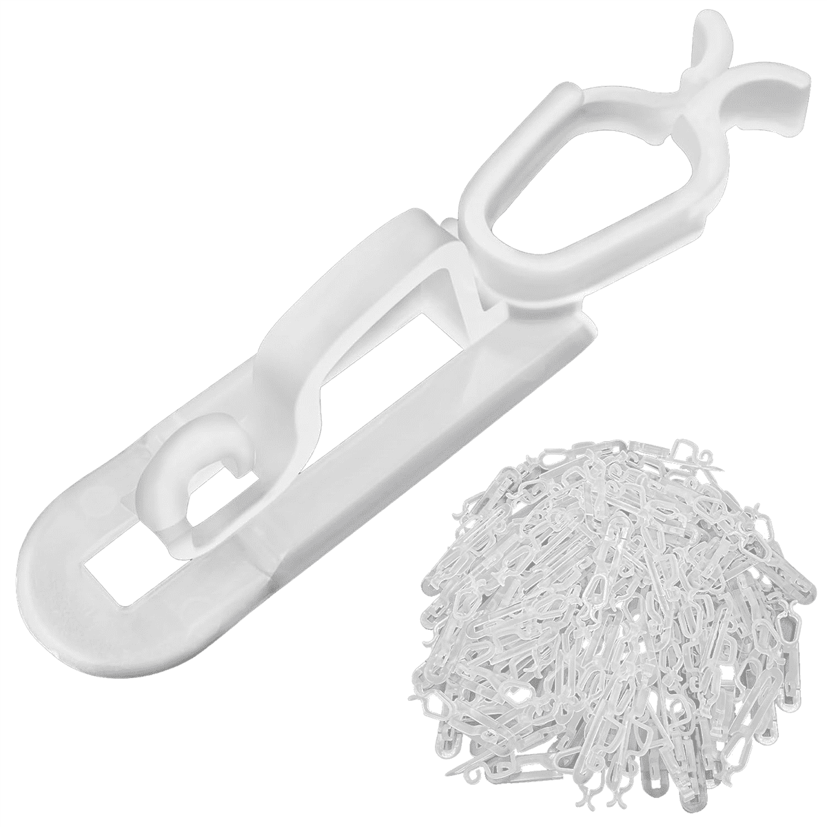 Christmas Light Clips 100Pack, Universal Gutter and Shingle Clip Hooks ...